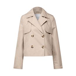 Street One Studio Kurzer Trenchcoat Damen Gr&ouml;&szlig;e S sand