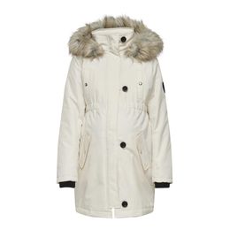 Only Maternity Umstand Winterparka 'IRIS' Damen Gr&ouml;&szlig;e XXL creme / schwarz