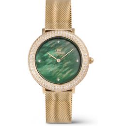 Daniel Wellington Uhr Damen Gr&ouml;&szlig;e One Size gold / smaragd / transparent