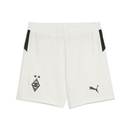 Puma Sportshorts 'Borussia M&ouml;nchengladbach 25/26' Jungen Gr&ouml;&szlig;e 128 schwarz / wei&szlig;