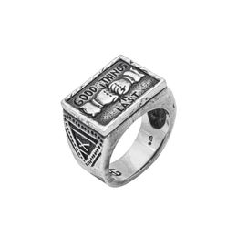 Haze&Glory Haze&glory Ring 'Good Things' Herren Gr&ouml;&szlig;e 62 silber