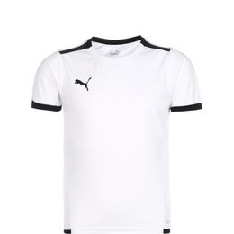 Puma Trikot 'TeamLiga' Jungen Gr&ouml;&szlig;e 164 grau / schwarz / wei&szlig;