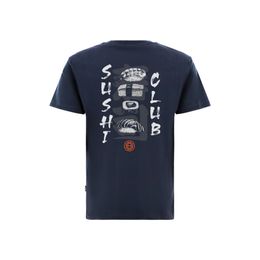Oldskull T-Shirt 'Asian Sushi Lover Graphic' Herren Gr&ouml;&szlig;e XXL dunkelblau