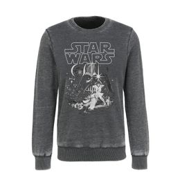 Recovered Sweatshirt 'Star Wars Tonal Classic PosterMid' Herren Gr&ouml;&szlig;e M grau