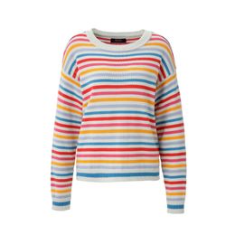 Aniston Casual Pullover Damen Gr&ouml;&szlig;e M blau / orange / rot / wei&szlig;