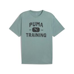 Puma Funktionsshirt Herren Gr&ouml;&szlig;e M dunkelgr&uuml;n / schwarz