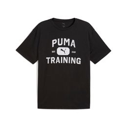 Puma Funktionsshirt Herren Gr&ouml;&szlig;e M schwarz / wei&szlig;