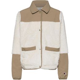 Champion Authentic Athletic Apparel Fleecejacke Damen Gr&ouml;&szlig;e L beige / braun