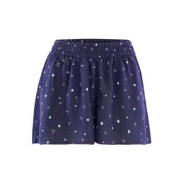 PJ Salvage Pyjamashorts 'Midnight Sky' Damen Gr&ouml;&szlig;e XS nachtblau / wei&szlig; Winterkleid