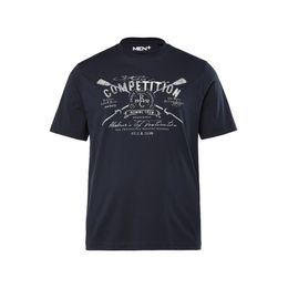 Men Plus T-Shirt Herren Gr&ouml;&szlig;e XXXL navy / offwhite