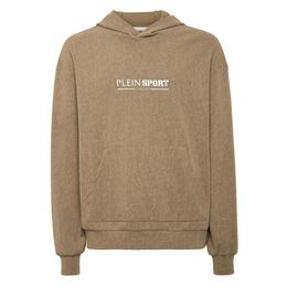 Plein Sport Sweatshirt Herren Gr&ouml;&szlig;e 4XL khaki / wei&szlig;