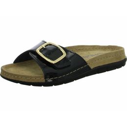 Rohde Pantolette Damen Gr&ouml;&szlig;e 37 gold / schwarz