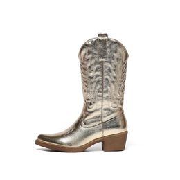 Smile Favorites Boots Damen Gr&ouml;&szlig;e 39 gold Winterschuhe