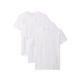 Calvin Klein T-Shirt 3er Pack Herren Gr&ouml;&szlig;e L wei&szlig;