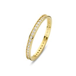Isabel Bernard Ring Damen Gr&ouml;&szlig;e 60 gold / transparent