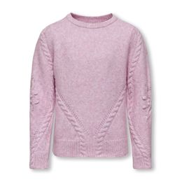 Only Girls Pullover M&auml;dchen Gr&ouml;&szlig;e 92 pinkmeliert
