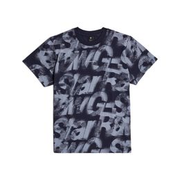 G-Star Raw G-star T-Shirt 'Letters' Herren Gr&ouml;&szlig;e L marine / taubenblau
