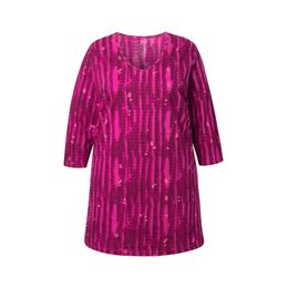Ulla Popken Shirt Damen Gr&ouml;&szlig;e XXXL/4XL pink / rotviolett