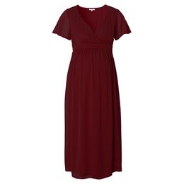 Noppies Umstand Kleid ' Amelie ' Damen Gr&ouml;&szlig;e 38 weinrot Winterkleid