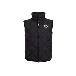 Jack1t Weste 'Gilet' Herren Gr&ouml;&szlig;e L orange / schwarz / wei&szlig;