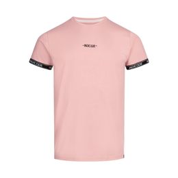 INDICODE Jeans Shirt 'Lutzy' Herren Gr&ouml;&szlig;e XL pink / schwarz