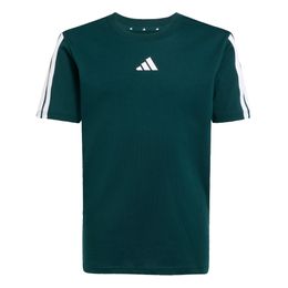 adidas Sportswear Funktionsshirt 'Essentials' Jungen Gr&ouml;&szlig;e 164 dunkelgr&uuml;n / wei&szlig;