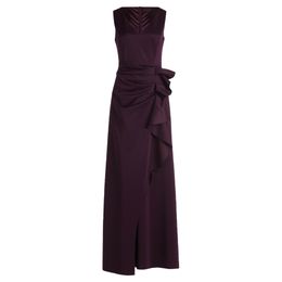 Vera Mont Abendkleid Damen Gr&ouml;&szlig;e 42 aubergine Winterkleid