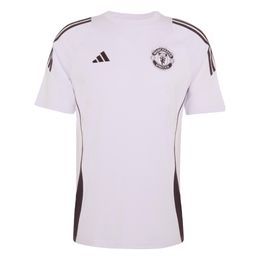 adidas Performance Funktionsshirt 'Manchester United Tiro 25' Herren Gr&ouml;&szlig;e XL helllila / schwarz
