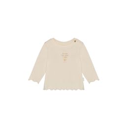 Noppies Shirt M&auml;dchen Gr&ouml;&szlig;e 68 beige / braun / offwhite