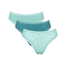 Sloggi Tai-Slip ' Blue GO Crush ' Damen Gr&ouml;&szlig;e L t&uuml;rkis / mint