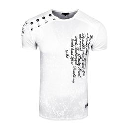 Rusty Neal T-Shirt Herren Gr&ouml;&szlig;e XL grau / schwarz / wei&szlig;