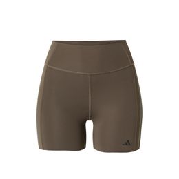 adidas Performance Sportshorts 'Optime' Damen Gr&ouml;&szlig;e M khaki / oliv