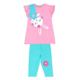 Denokids Set 'Bunny' M&auml;dchen Gr&ouml;&szlig;e 128 pink