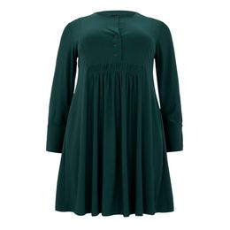 Yoek Kleid Damen Gr&ouml;&szlig;e 42/44 dunkelgr&uuml;n Winterkleid