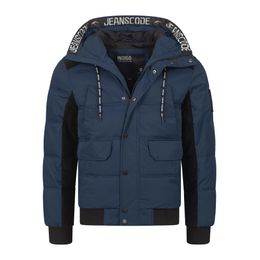 INDICODE Jeans Winterjacke 'Jakobe' Herren Gr&ouml;&szlig;e L blau / schwarz