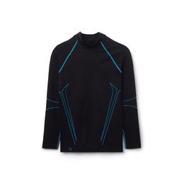 Iuman Intimissimi Uomo Funktionsshirt Herren Gr&ouml;&szlig;e M neonblau / schwarz