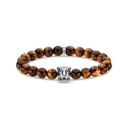 Thomas Sabo Armband 'Tiger' Herren Gr&ouml;&szlig;e 18 braun / schwarz / silber