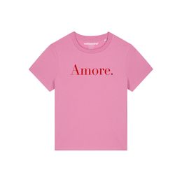 Watapparel T-Shirt ' Amore ' Damen Gr&ouml;&szlig;e XXL rosa / blutrot