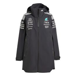 adidas Performance Sportjacke 'Mercedes - AMG Petronas Formula One Team' Damen Gr&ouml;&szlig;e XXXL/4XL aqua / schwarz / wei&szlig;