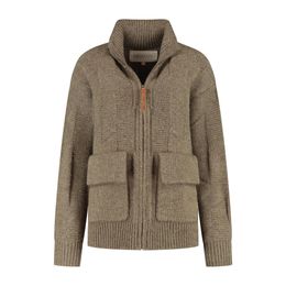 MGO Strickjacke 'Tamar' Damen Gr&ouml;&szlig;e M braun
