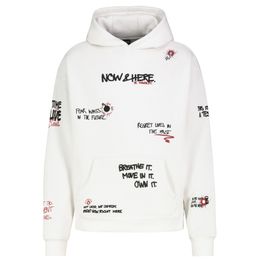 Sublevel Sweatshirt Herren Gr&ouml;&szlig;e M mischfarben / rot / schwarz