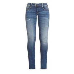 Le Temps Des Cerises Jeans 'PULPREG' Damen Gr&ouml;&szlig;e 27 blue denim