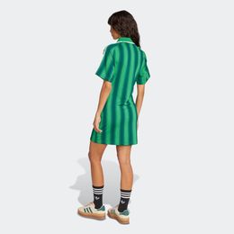 adidas originals Kleid Damen Gr&ouml;&szlig;e 36 gr&uuml;n / dunkelgr&uuml;n / wei&szlig; Winterkleid