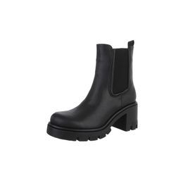 Ital-Design Stiefelette Damen Gr&ouml;&szlig;e 41 schwarz Winterschuhe