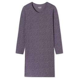 Schiesser Sleepshirt ' UNCOVER Nightwear ' Damen Gr&ouml;&szlig;e XXL pflaume