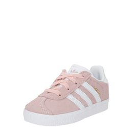 adidas originals Sneaker 'Gazelle' Jungen Gr&ouml;&szlig;e 21 gold / altrosa / wei&szlig;