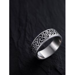 Reytel Ring 'CELTIC KNOT AND SWAROG' Herren Gr&ouml;&szlig;e 53 silber