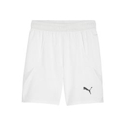 Puma Sportshorts 'Team Final' Herren Gr&ouml;&szlig;e M grau / schwarz / wei&szlig;