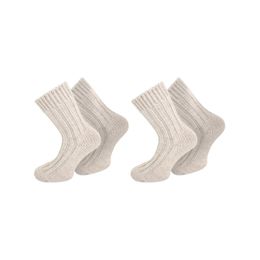 Normani Socken Damen Gr&ouml;&szlig;e 43/46 wollwei&szlig;