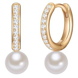 Valero Pearls Ohrringe Damen Gr&ouml;&szlig;e One Size gold / perlwei&szlig;